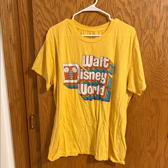 Disney | Tops | Disney Yellow Walt Disney World Tee | Poshmark